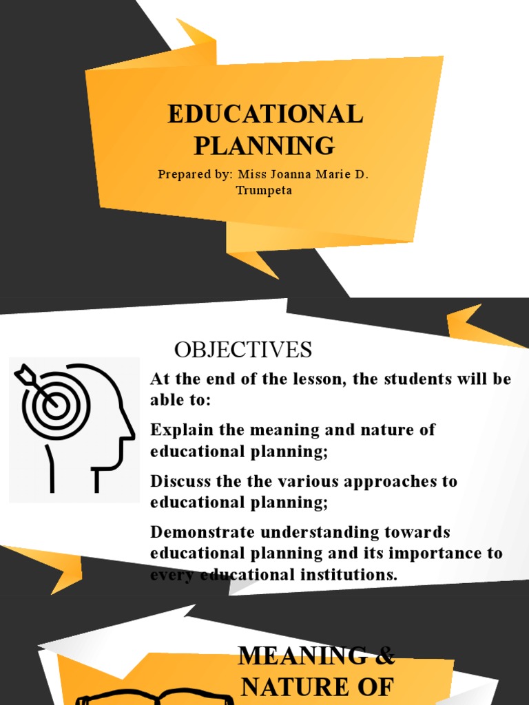 Trumpeta Report Educational Planning | PDF