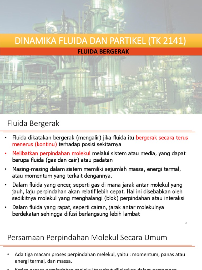 2 - Fluida Dinamik (Bergerak) 2022 | PDF