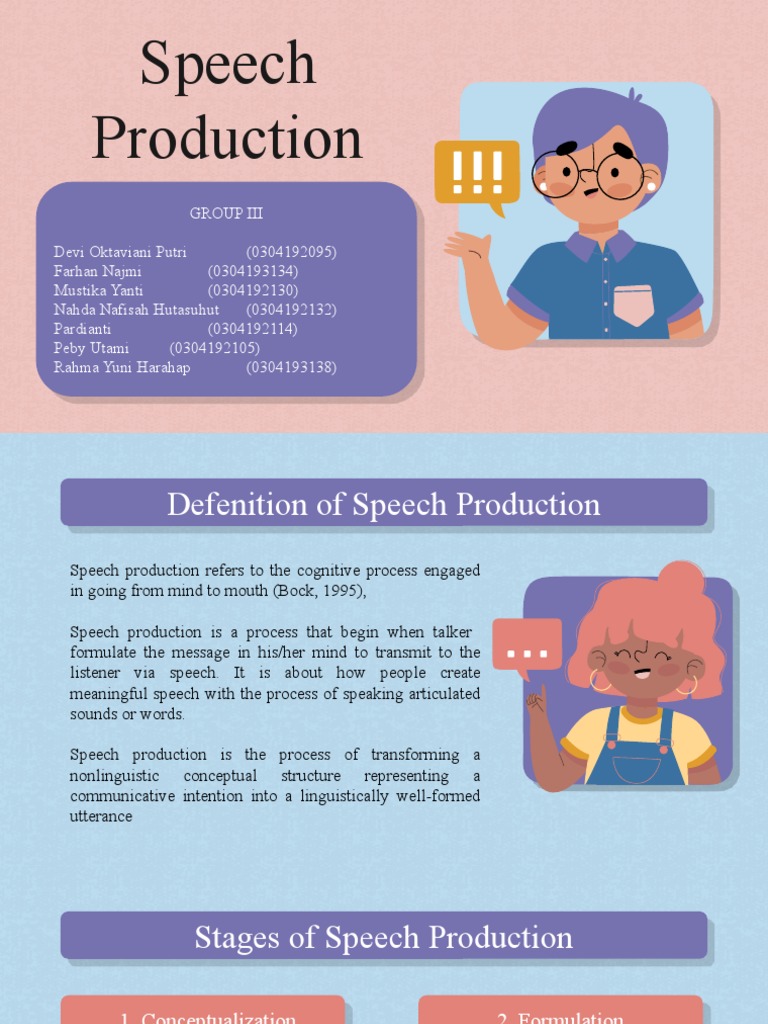 Understanding Speech Production Process | PDF | Language Arts & Discipline