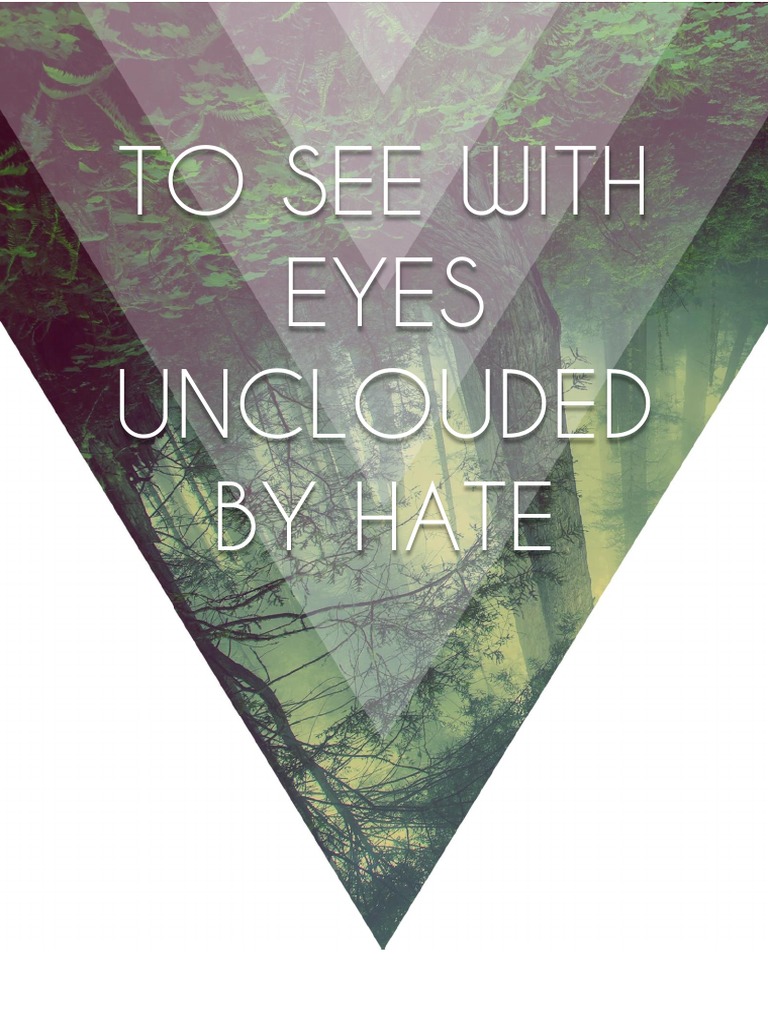 To See With Eyes Unclouded by Hate V1.0 | PDF | Compassion