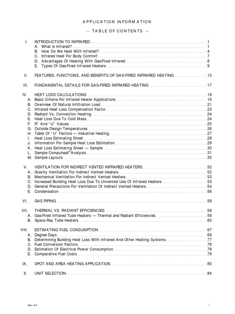 Infrared Heating Engineering Manual 0305 | Download Free PDF | Heat ...