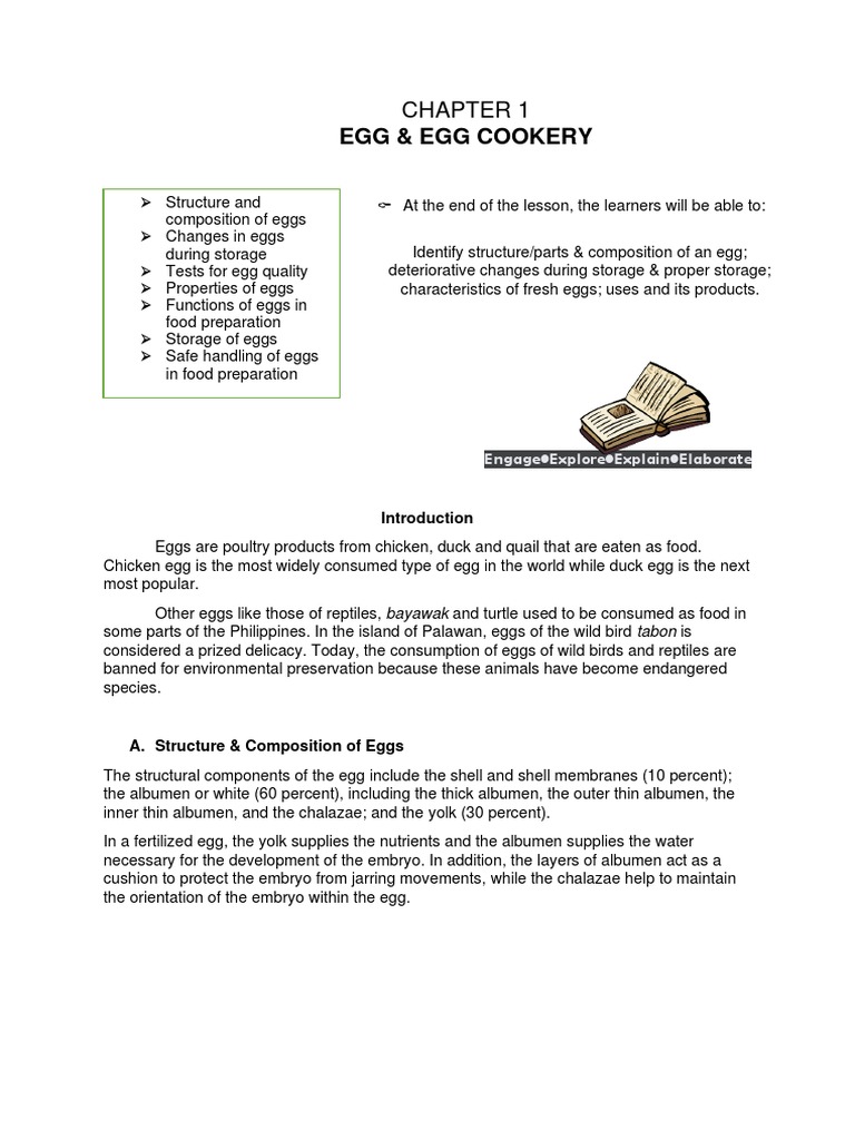 1 Egg & Egg Cookery Lecture | PDF | Egg As Food | Yolk