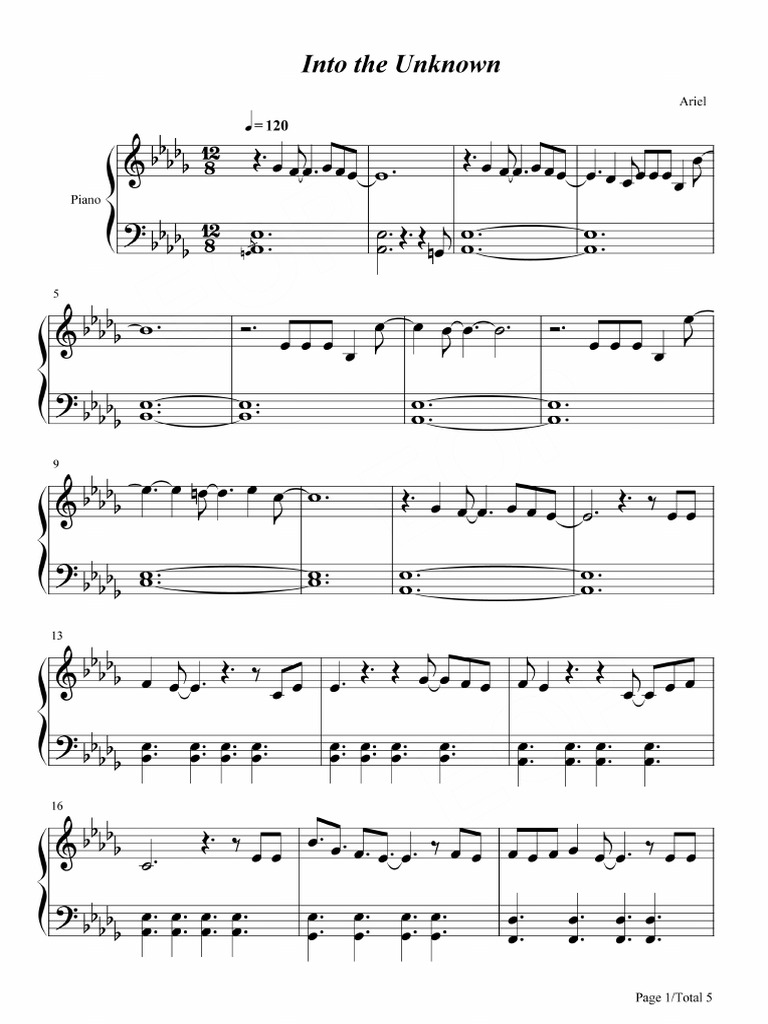 겨울왕국2 ost - into the unknown | PDF