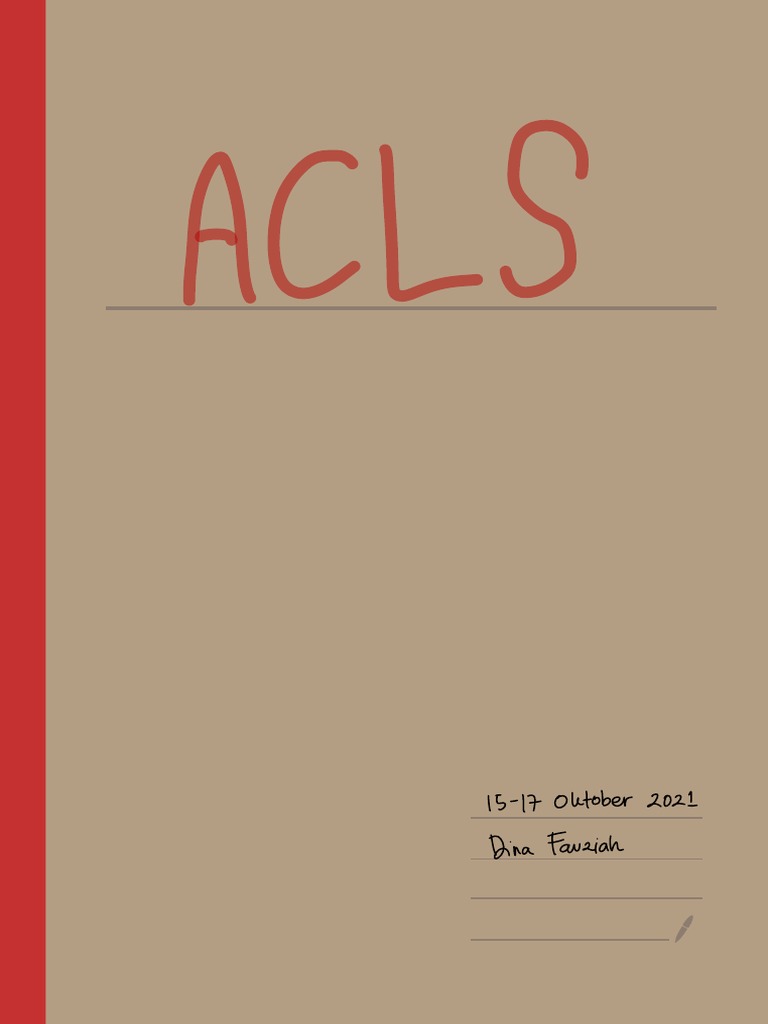 ACLS Summary | PDF | Electrocardiography | Electrophysiology