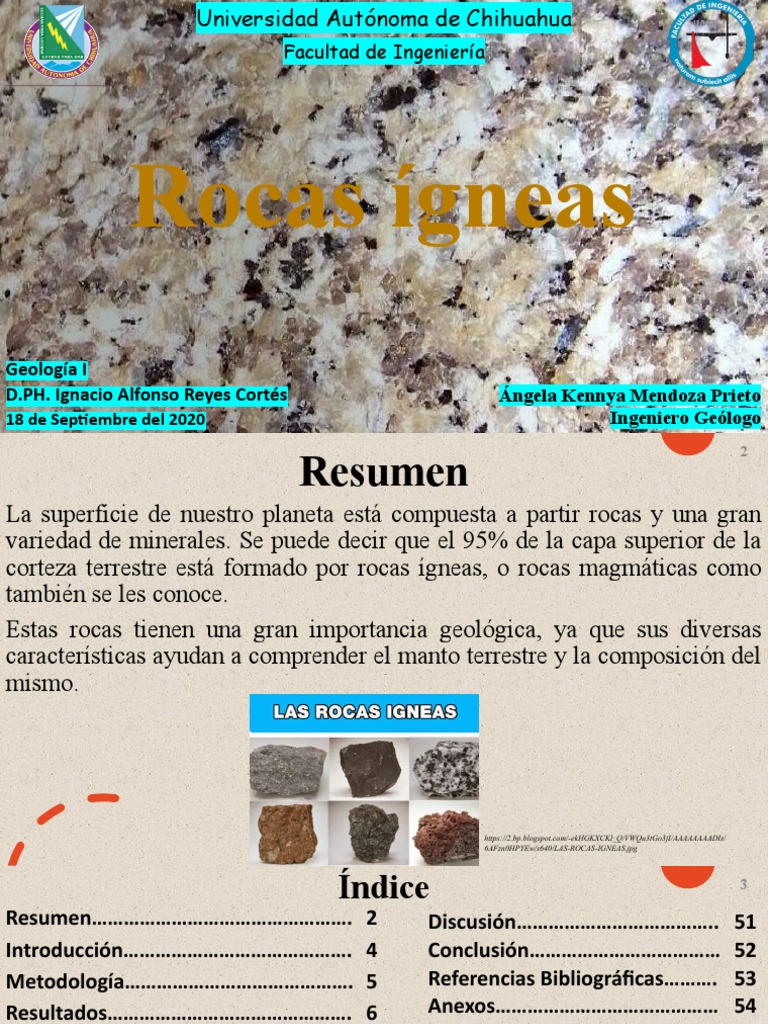 Rocas Ígneas | PDF | Roca ígnea | Roca (geología)
