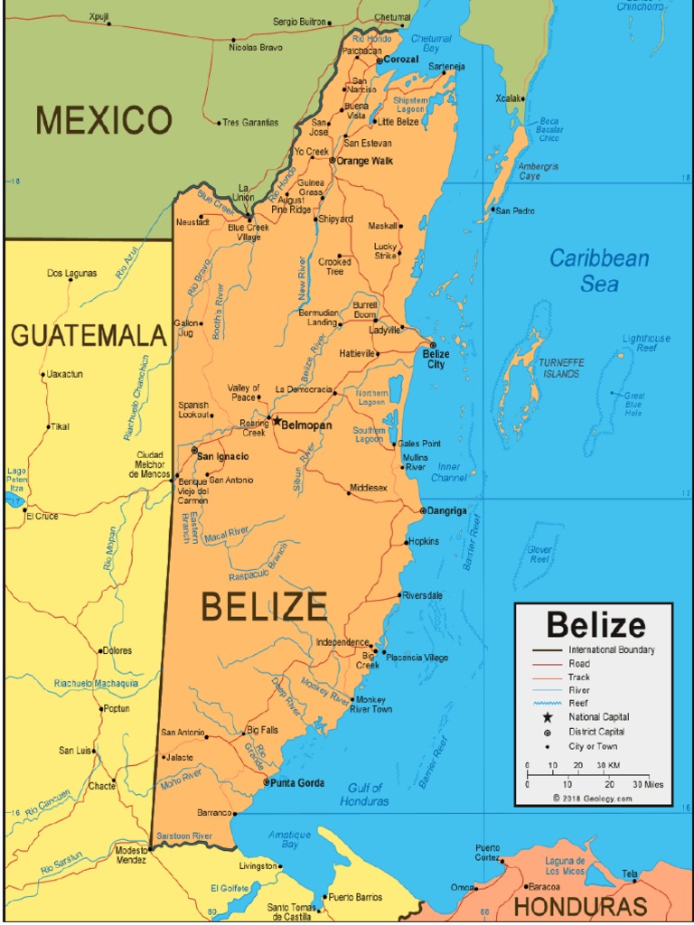 Map of Belize | PDF