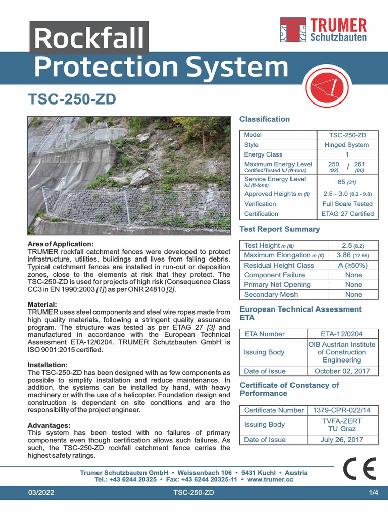 TRUMER-TSC-250-ZD en 22 03 Web | PDF | Anchor | Manufactured Goods