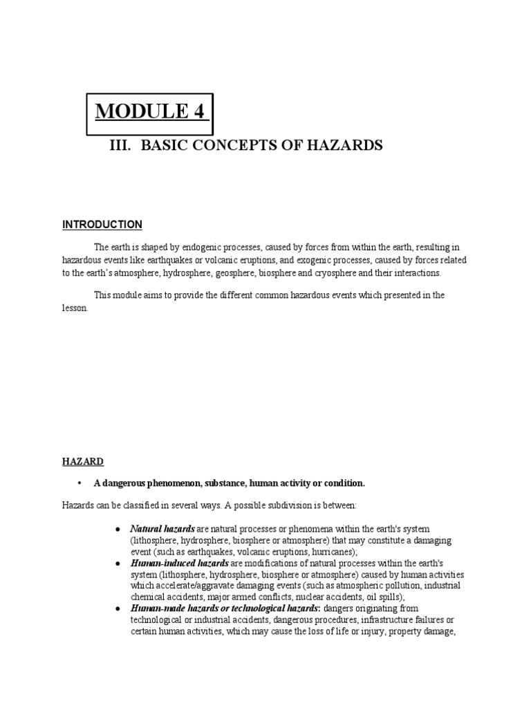 Module-4-Ccrrm-Basic-Concepts of Hazards | PDF