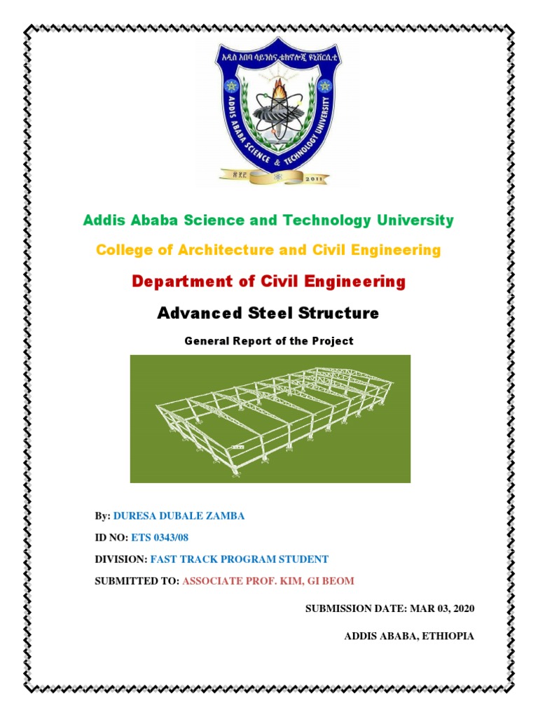 Duresa's Advanced Steel Structures Project Updated | PDF