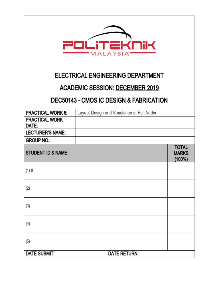 Dec50143 PW6 | PDF | Electronic Design | Computer Science