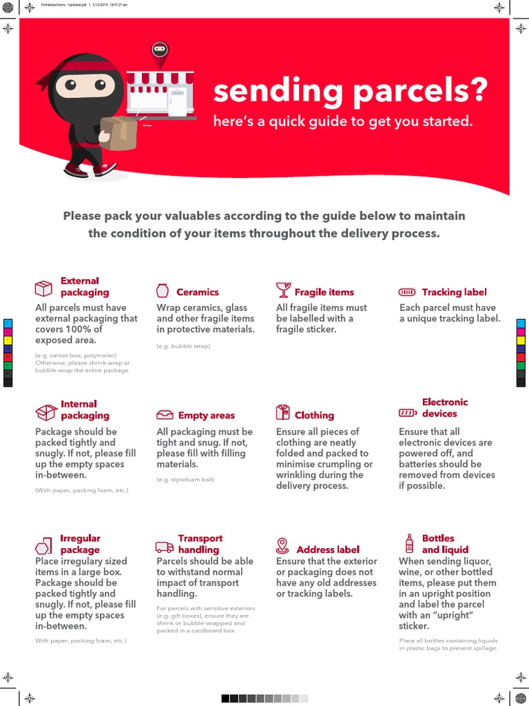 Packaging Guidelines | PDF | Packaging And Labeling | Materials