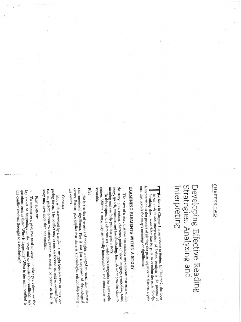 Developing Effective Reading Strategies, Analyzing and Interpreting | PDF