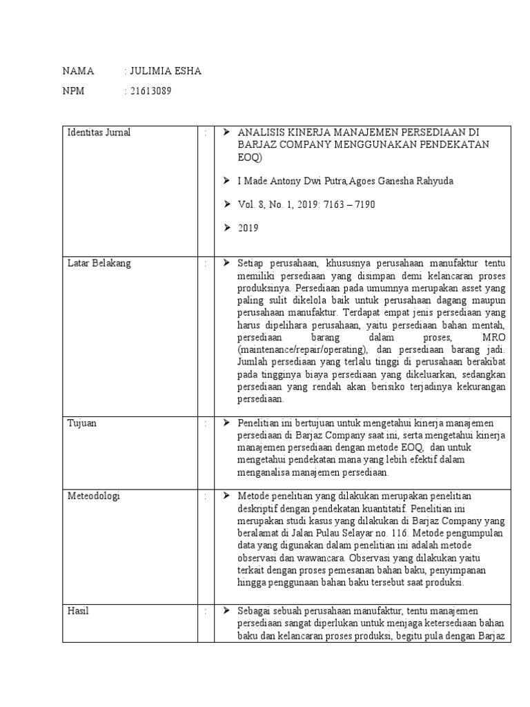 19-Julimia Esha-21613089 | PDF