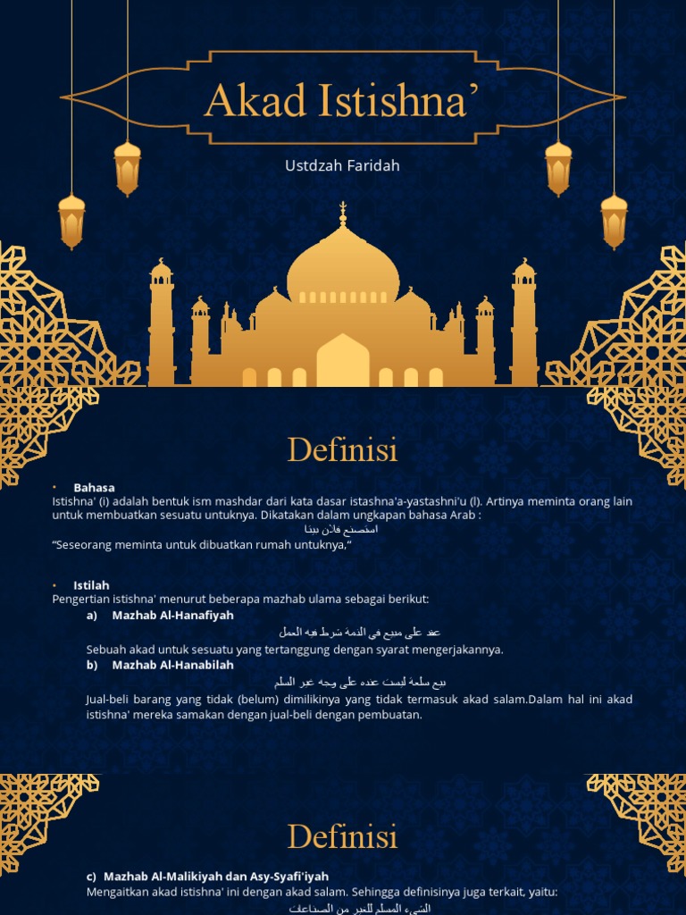 Modul 5 Akad Istishna' Dan Perantara | PDF