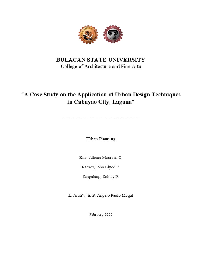 Urban Planning - Case Study | PDF