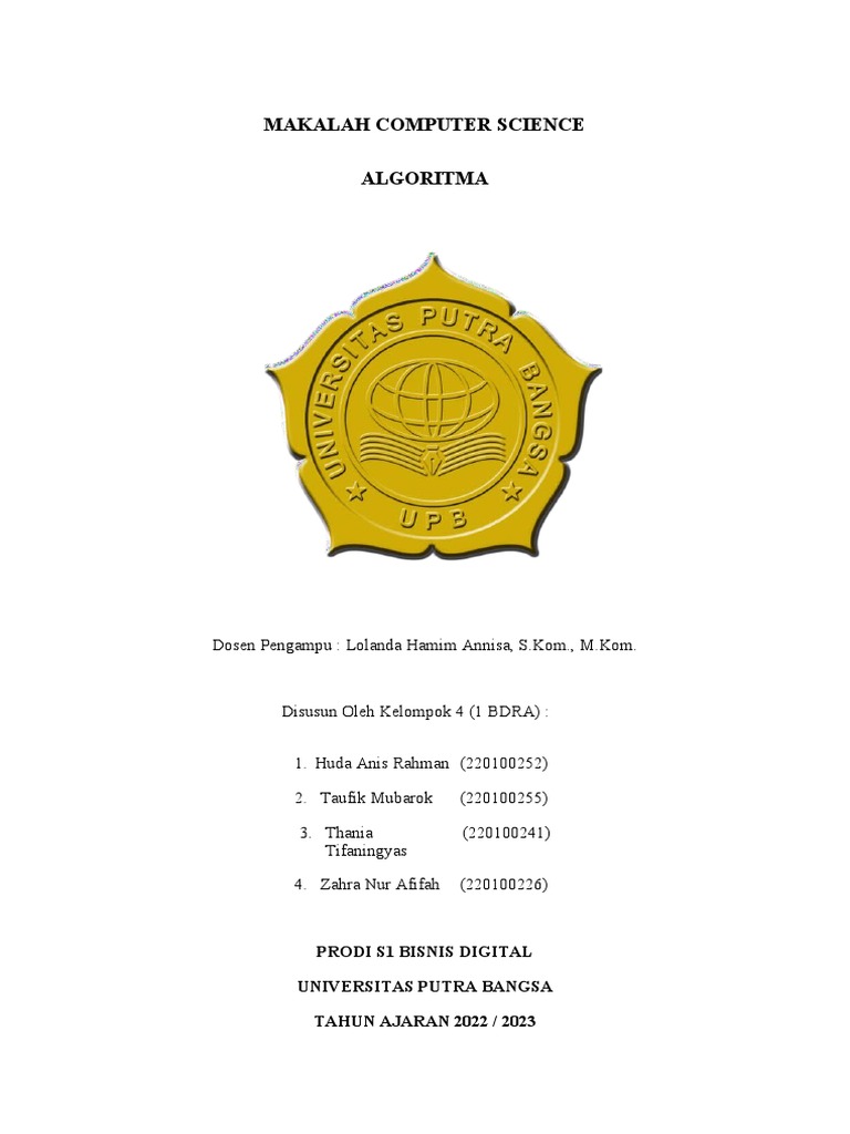 Makalah Computer Science | PDF