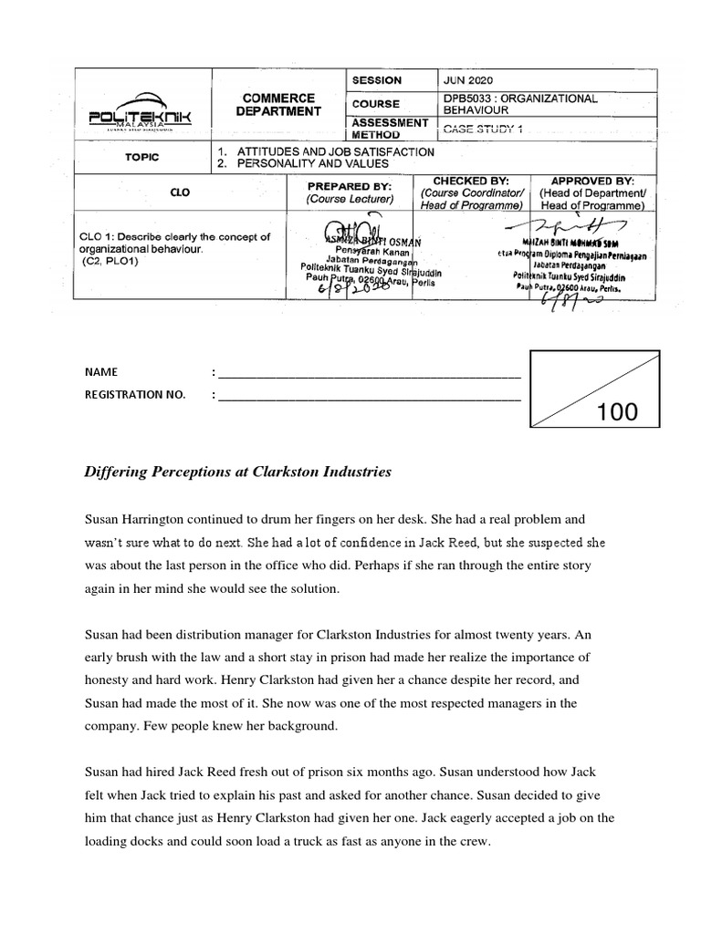 Case Study 1 Jun 2020 | PDF