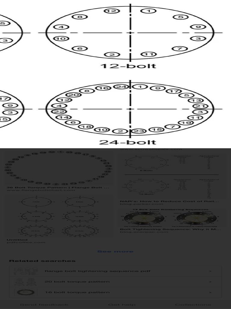 Shaft Coupling Bolt Torque Pattern - Google Search | PDF | Screw ...