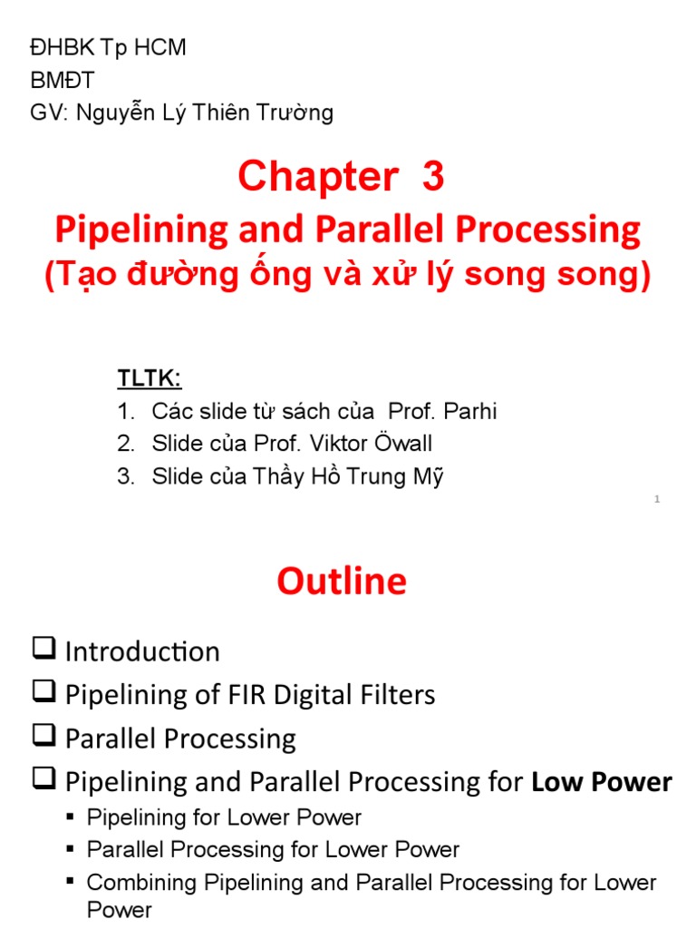 DSP-FPGA_Ch03 – Pipelining and Parallel Processing_HK202 | PDF | Logic ...