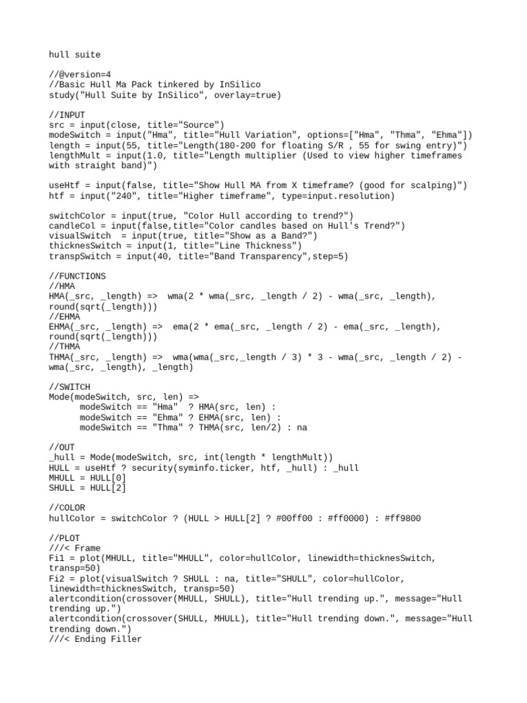 Tradview Strategy | PDF | Computing | Computer Programming