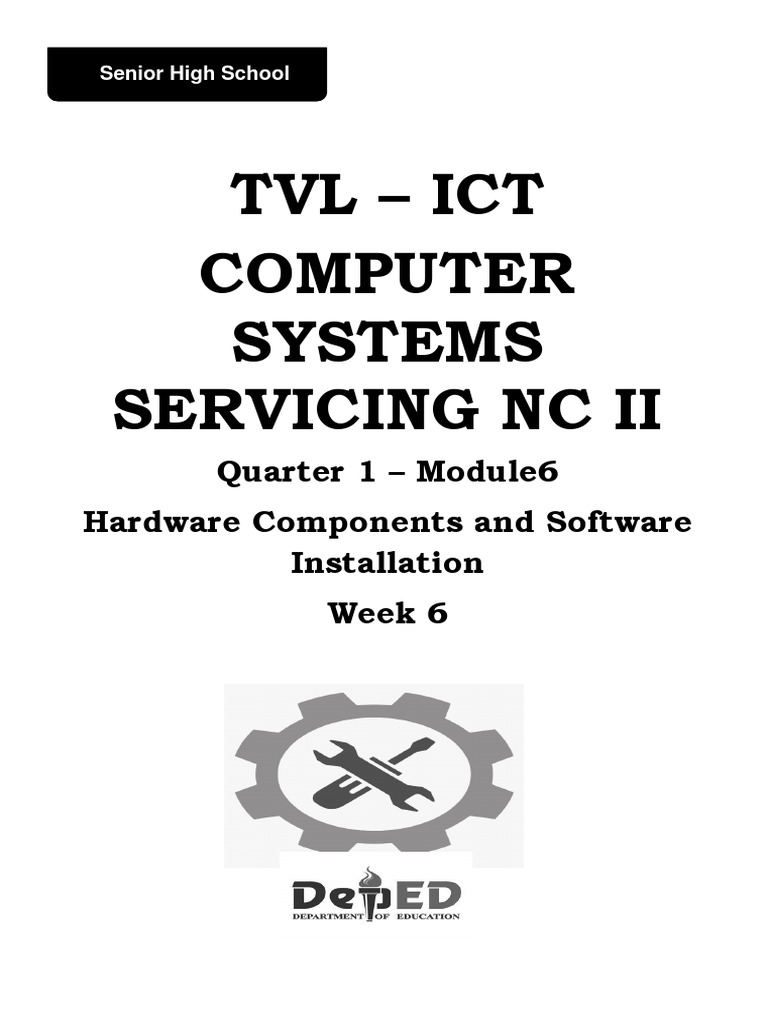 TVL - Ict - Computer Systems Servicing Ncii - Q1 - Module 6 Passed 1 | PDF | Operating System ...