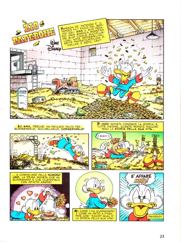 La Saga Di Paperon De' Paperoni (Capitolo 1) | PDF