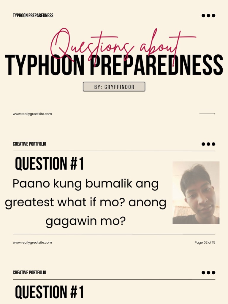 Questions For Typhoon | PDF