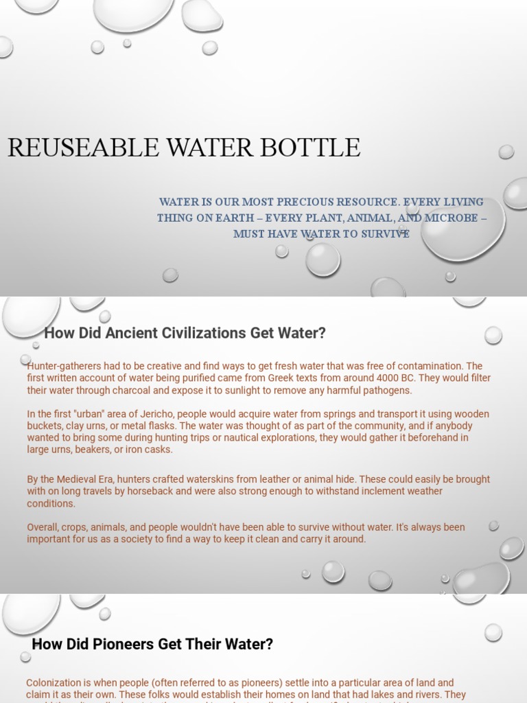 Reuseable Water Bottle | PDF