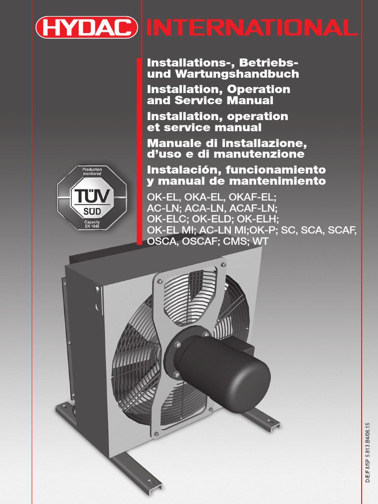 Installation - Operation - Et Service - Manual HYDAC | PDF