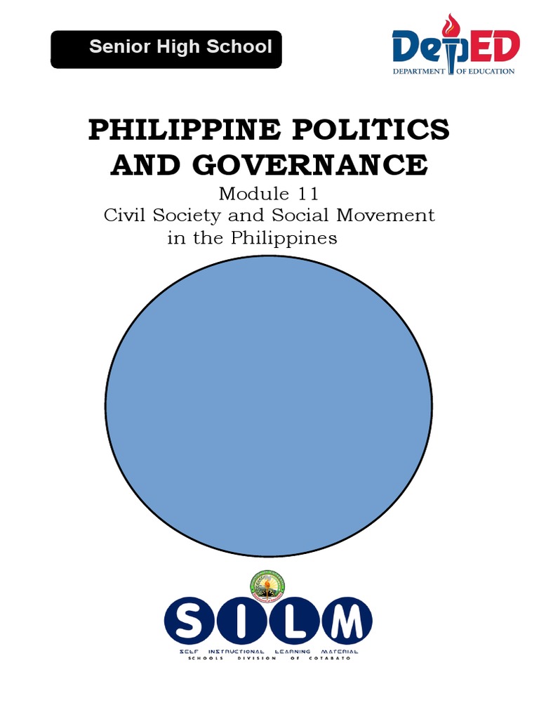 PPG - SHS - MOD11 - Civil Society and Social Movement in The ...