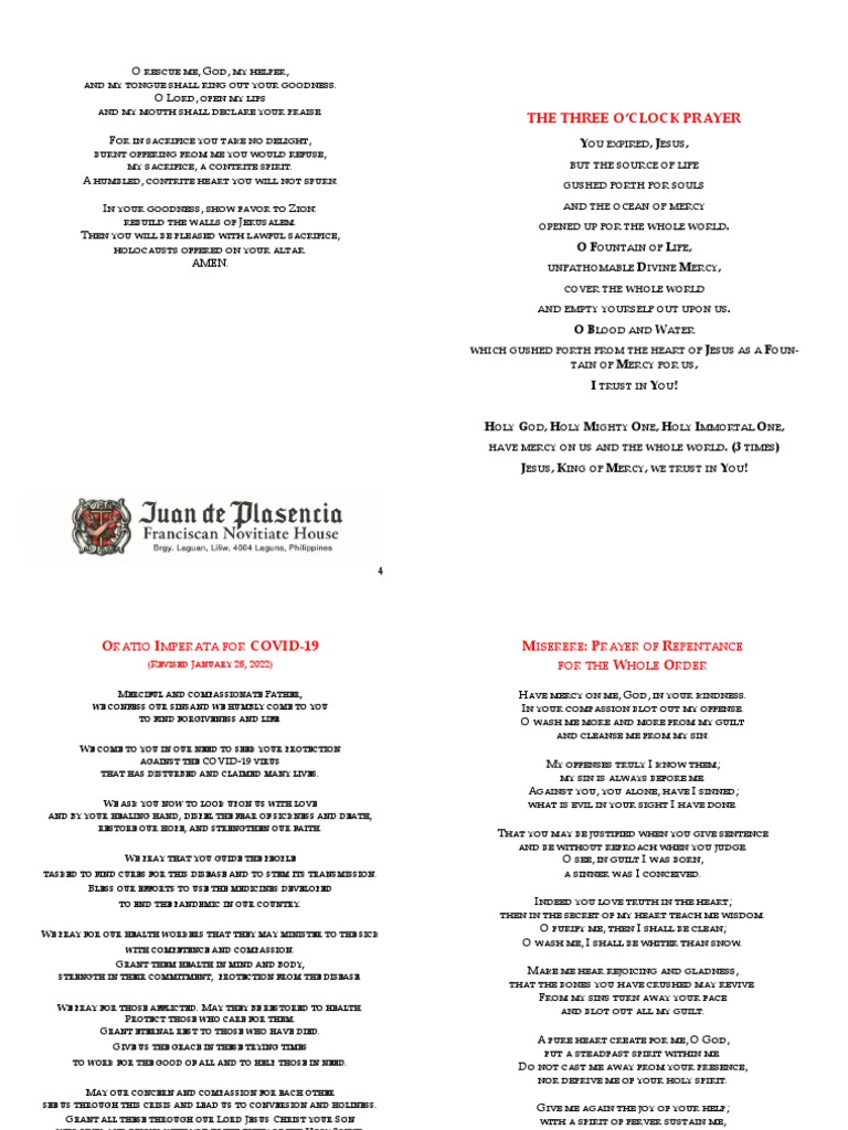 3 Oclock Prayers | PDF | Religion & Spirituality