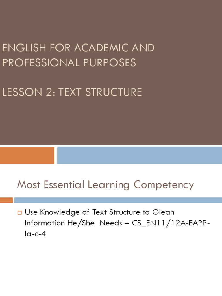 Text Structure Types Explained | PDF