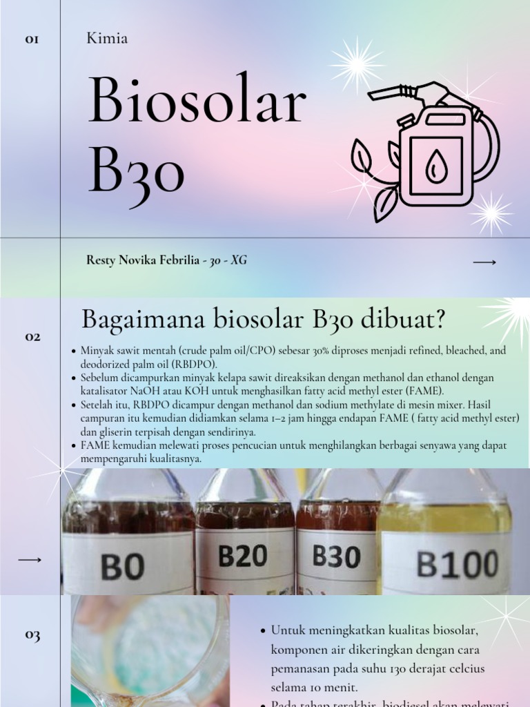 Proses Pembuatan Biosolar B30 | PDF