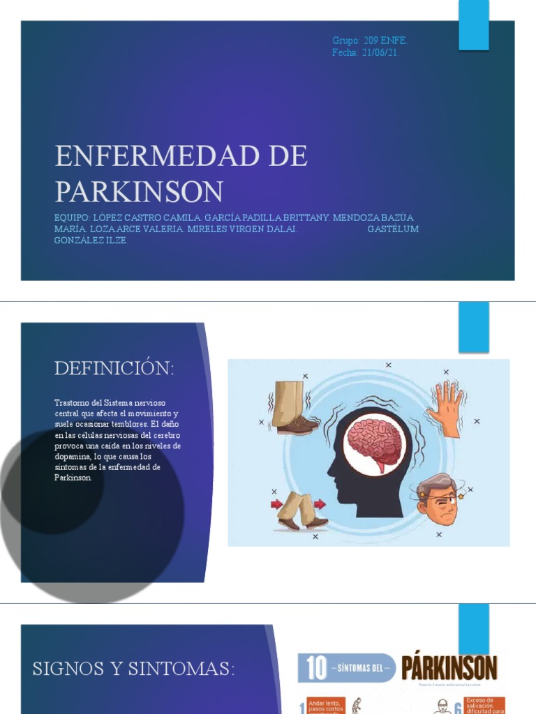 Enfermedad de Parkinson | PDF | Enfermedad de Parkinson | Causas de la muerte