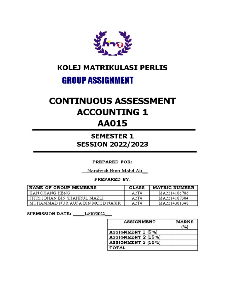 Group Accounting Assignment Analyzing Financial Transactions And