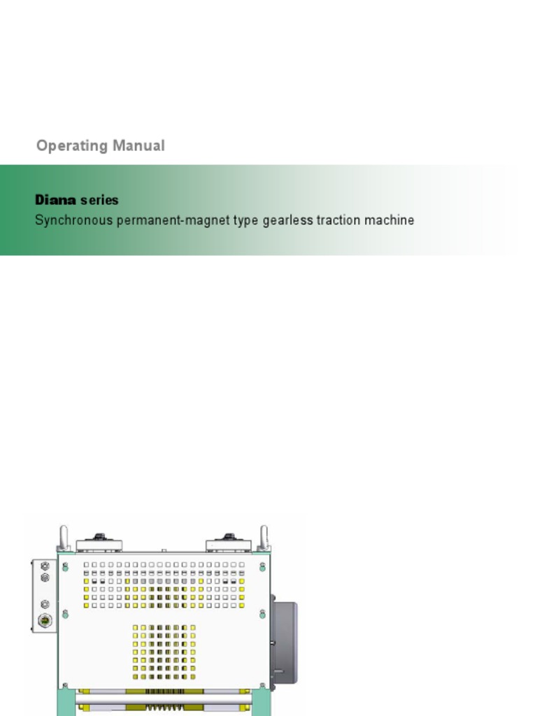 Operating and Maintenance Manual for the Diana Series Synchronous ...