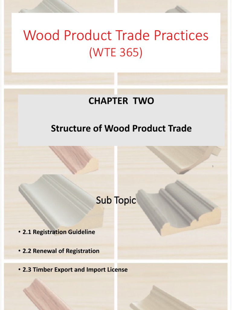 CHAPTER 2 - Structure of Wood Product Trade | PDF | Lumber | Sole ...