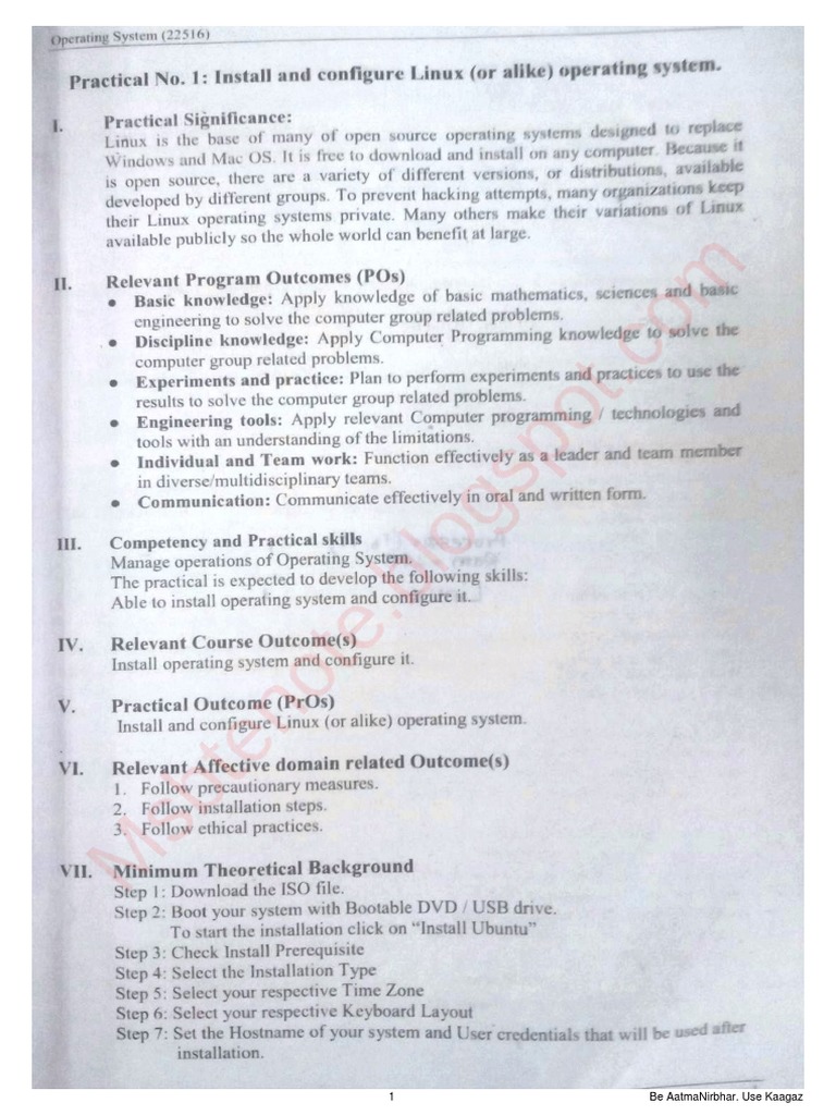 Operating System Reference Manual 1 1 | PDF