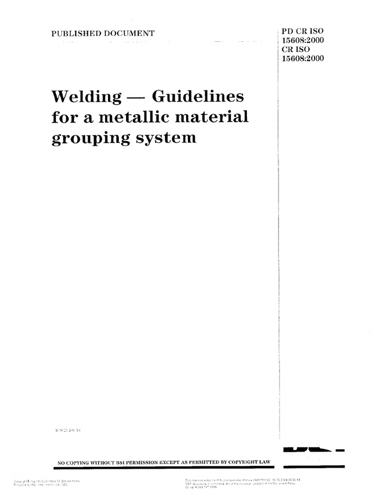 Iso 15608 | PDF