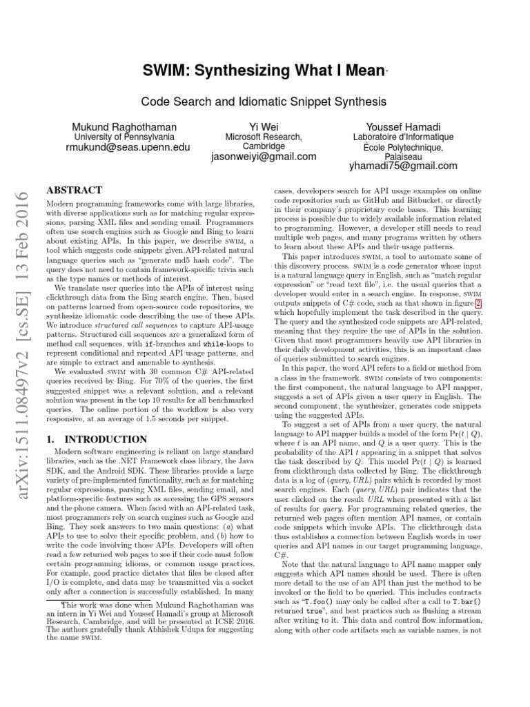 API Discovery Engine | PDF