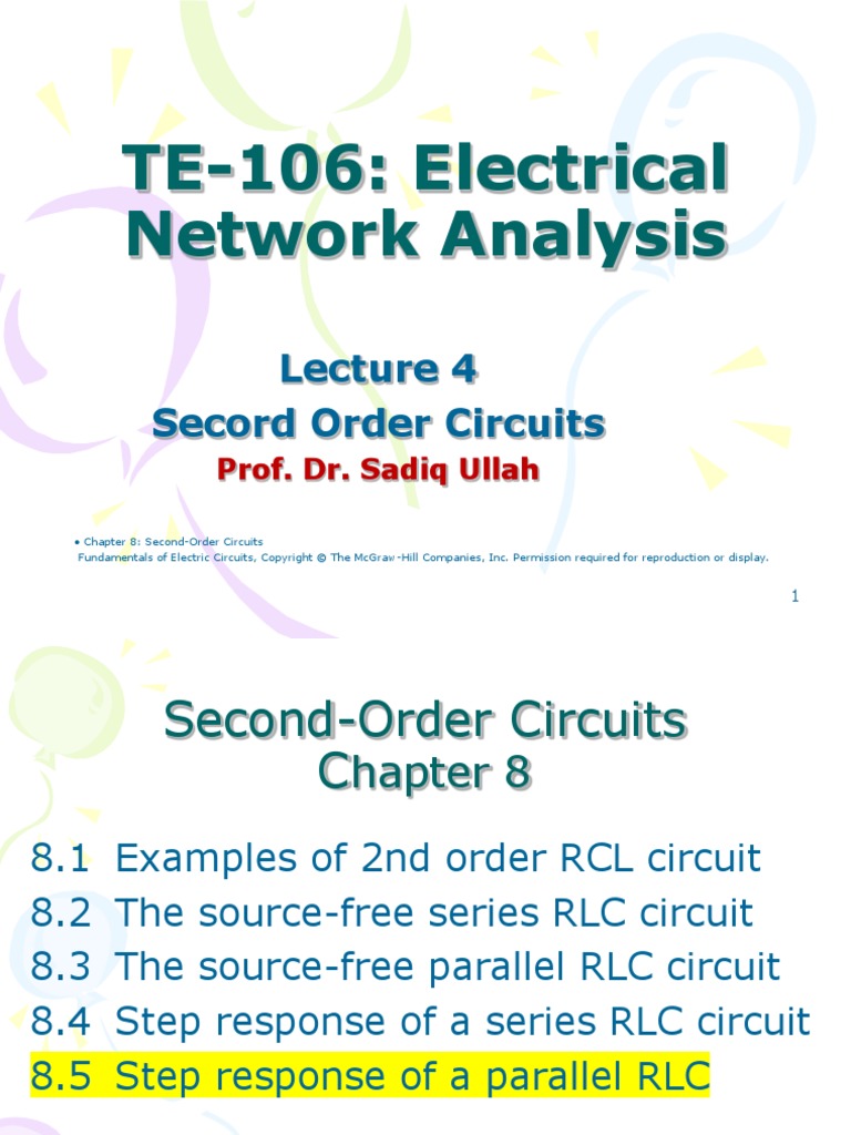 ENA Lecture 04 | PDF | Electrical Network | Electronic Engineering