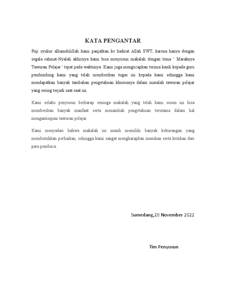 Kata Pengantar PKN | PDF