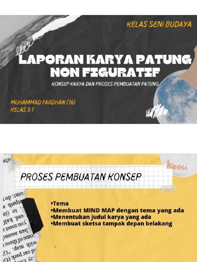 Tugas Seni Budaya Muhammad Fardhan Kelas 91 Absen 16 Seni Patung | PDF