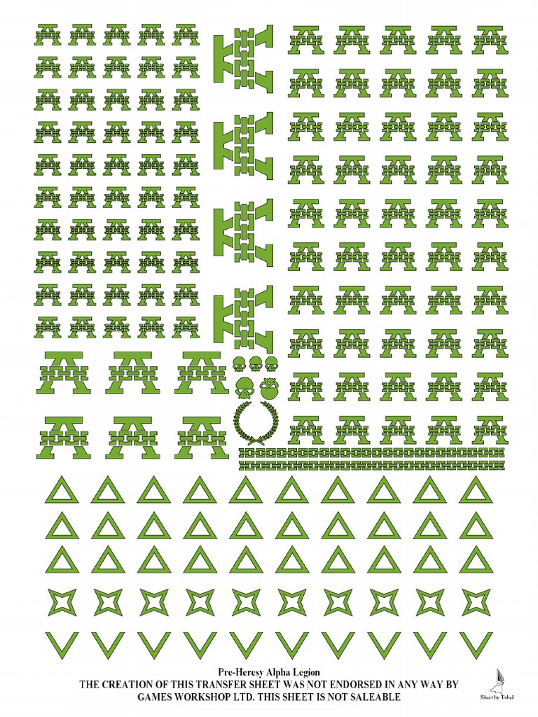 Pre-Heresy Alpha Legion Transfers | PDF