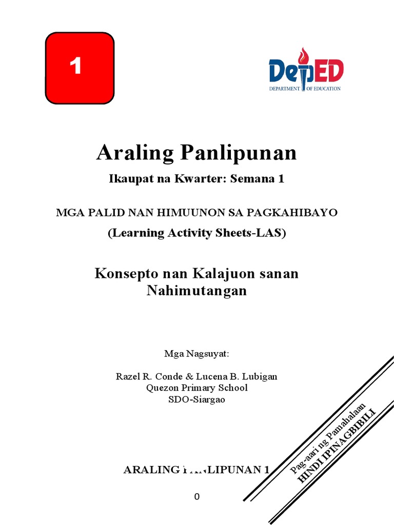 AP 1 Q4 WEEK 1 Ok | PDF AP 1 Q4 WEEK 1 Ok | PDF