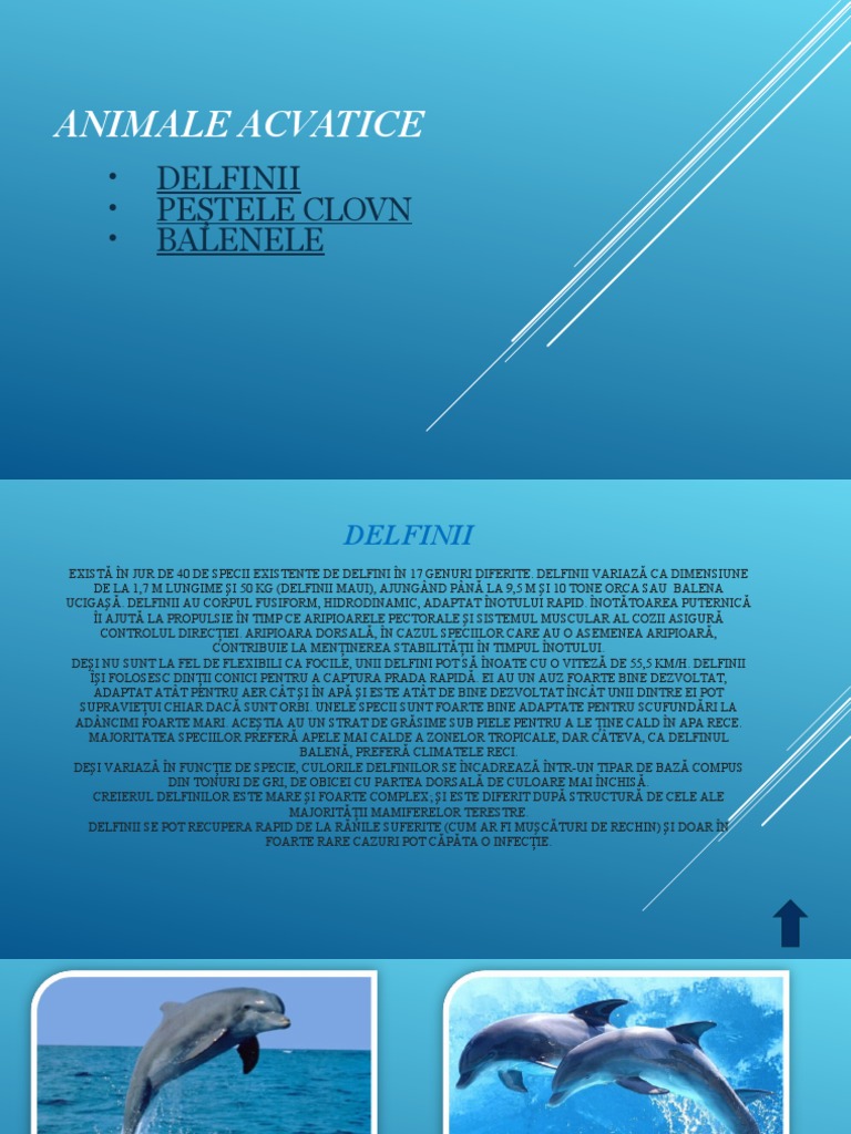 Animale Acvatice | PDF