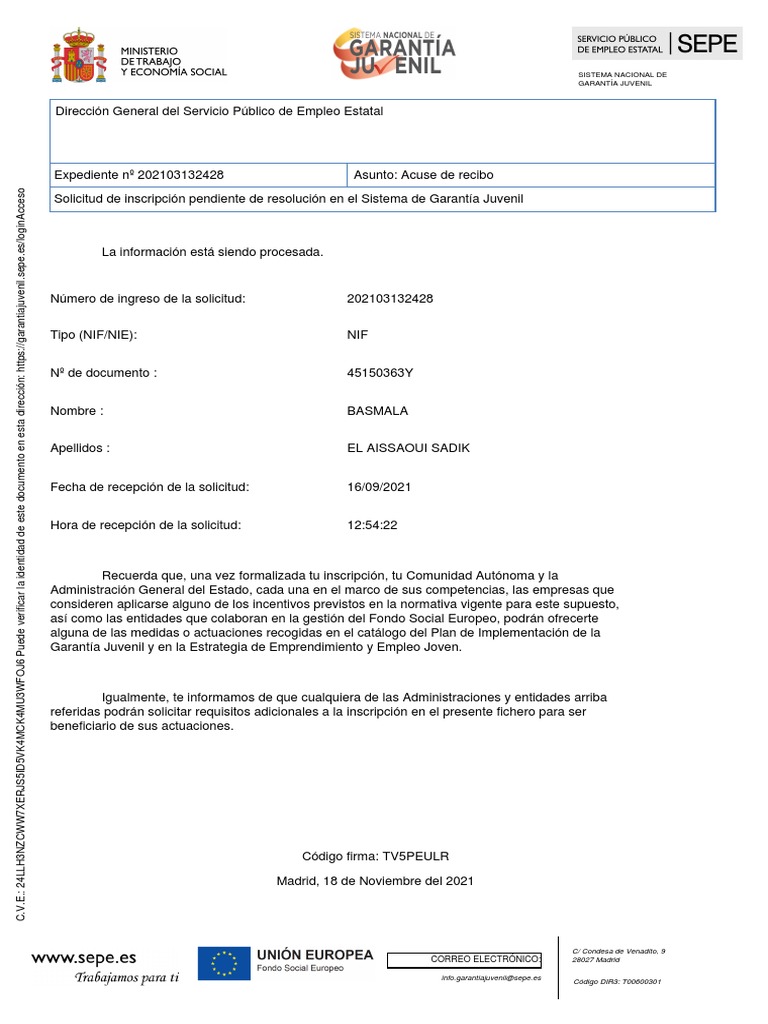 Acuse de Recibo | PDF | Gobierno