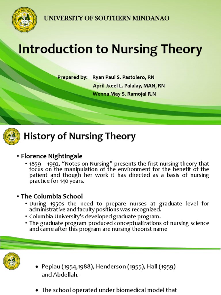 Introduction To Nursing Theory | PDF | Nursing | Theory