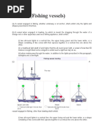 Colreg Light and Shapes | PDF | Stern | Mast (Sailing)