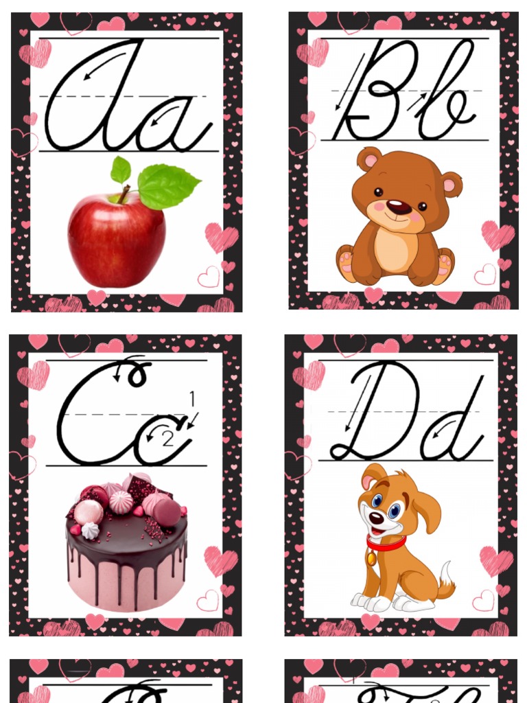 Alphabet Cursive Print | PDF